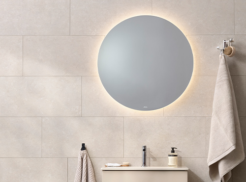 Ambient LED Mirrors - Miller Bathroom