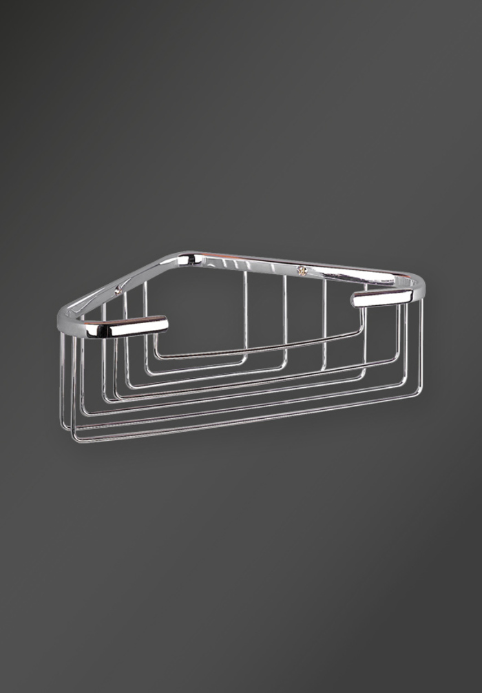 Deep Corner Soap Holder Chrome - Miller Bathroom