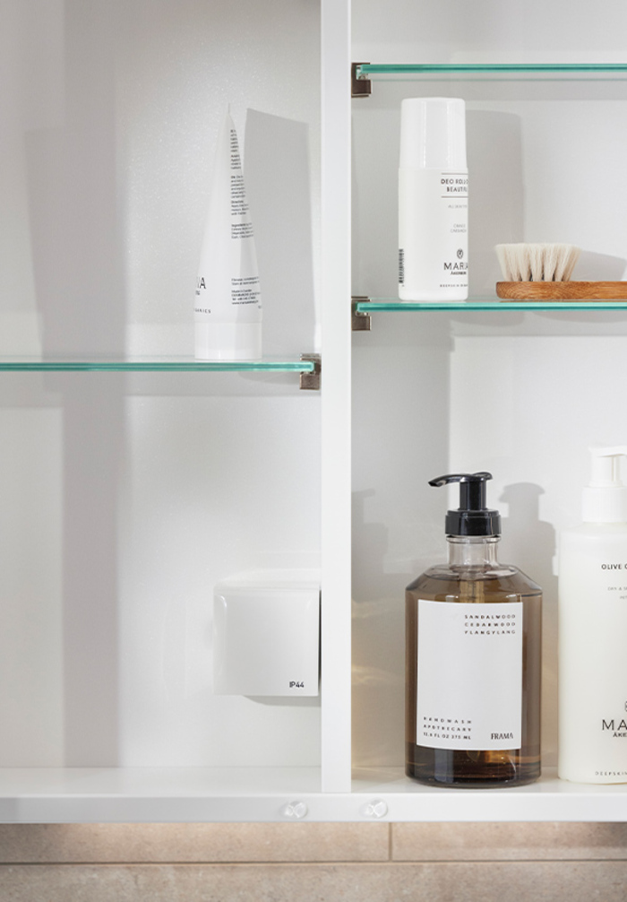 Spegelskåp 60 Vit - Miller Badrum