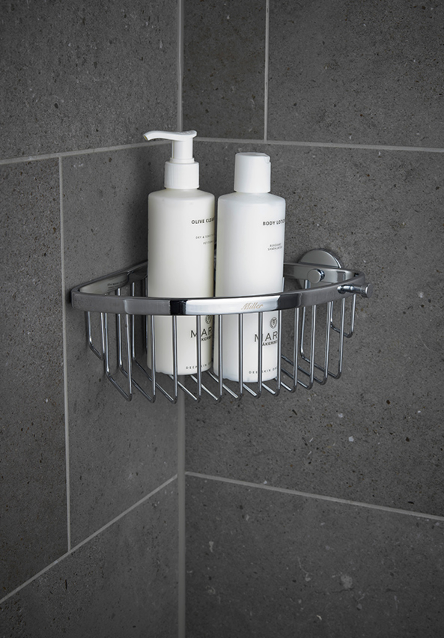Shower Baskets - Miller Bathroom